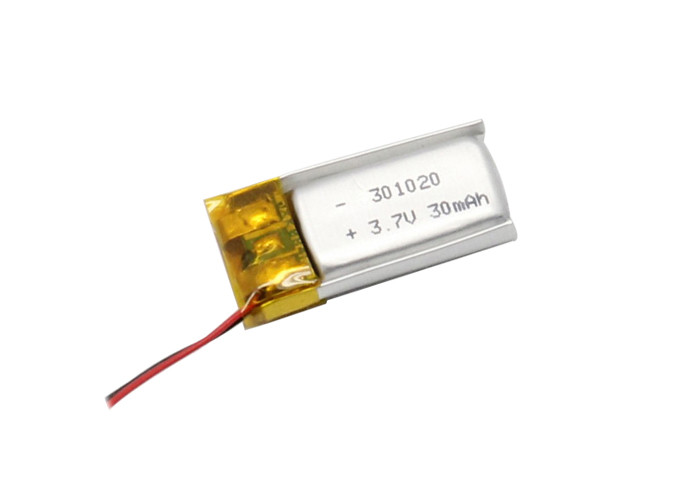 PAC Small Size Rechargeable Battery , 301020 3.7v 30mAh Wearable ...